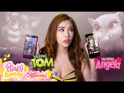 Mèo Angela Dọa Xóa Kênh Pinky Nếu Không Làm Điều Này !? | PINKY HONEY