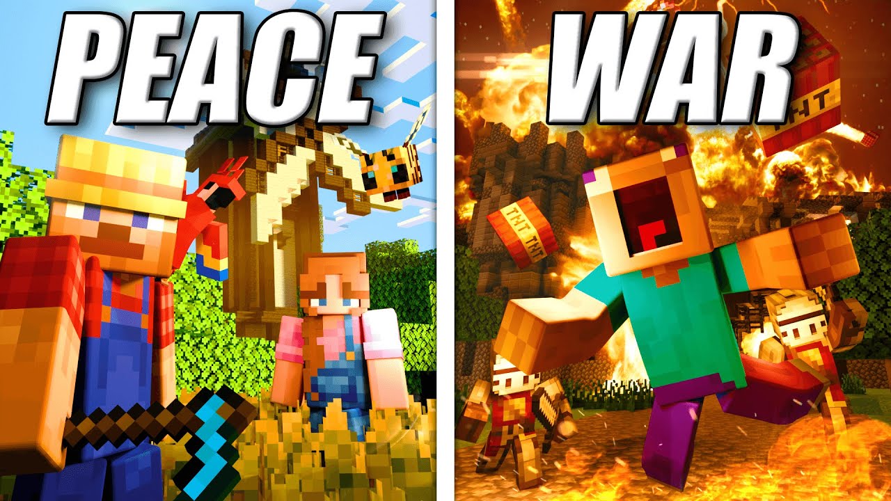 200 Players Simulate Island Civilizations in Minecraft! - YouTube