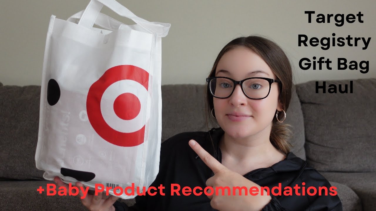 Target Registry Gift Bag Haul + Baby Product Recommendations - YouTube