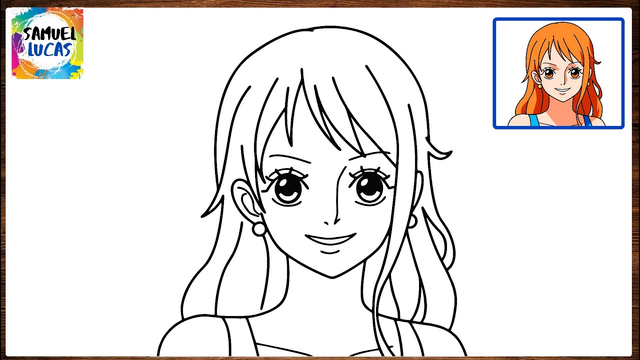 Como Desenhar NAMI One Piece fácil e rápido | How to Draw NAMI One ...