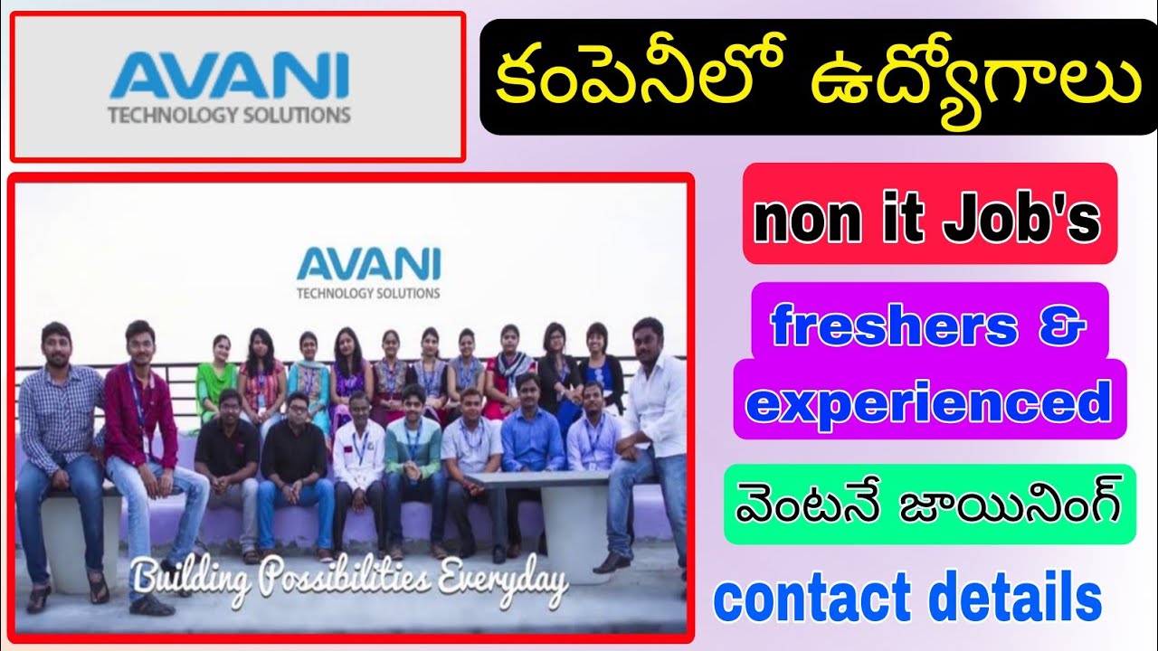 avani technology's solutions Company Nana IT job openings full ...