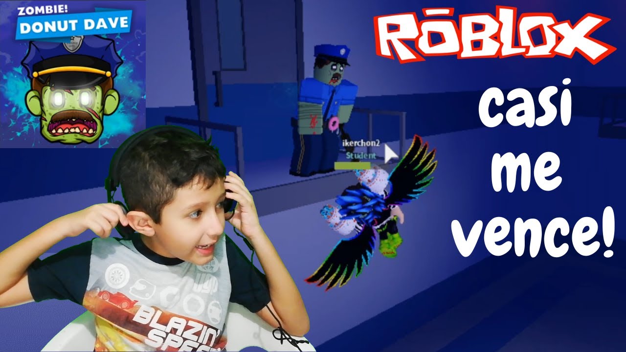 Vencí a Donut Dave Zombie en Roblox | Field Trip Z - YouTube