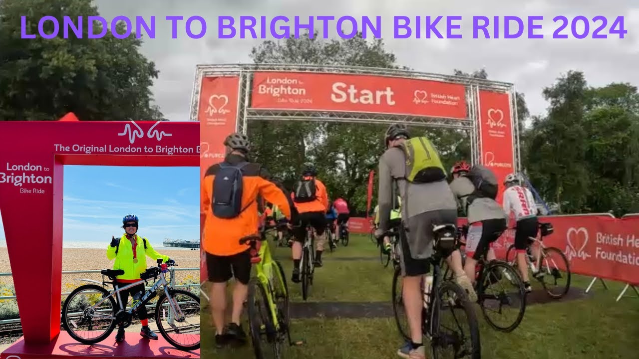 First time London to Brighton bike ride - YouTube