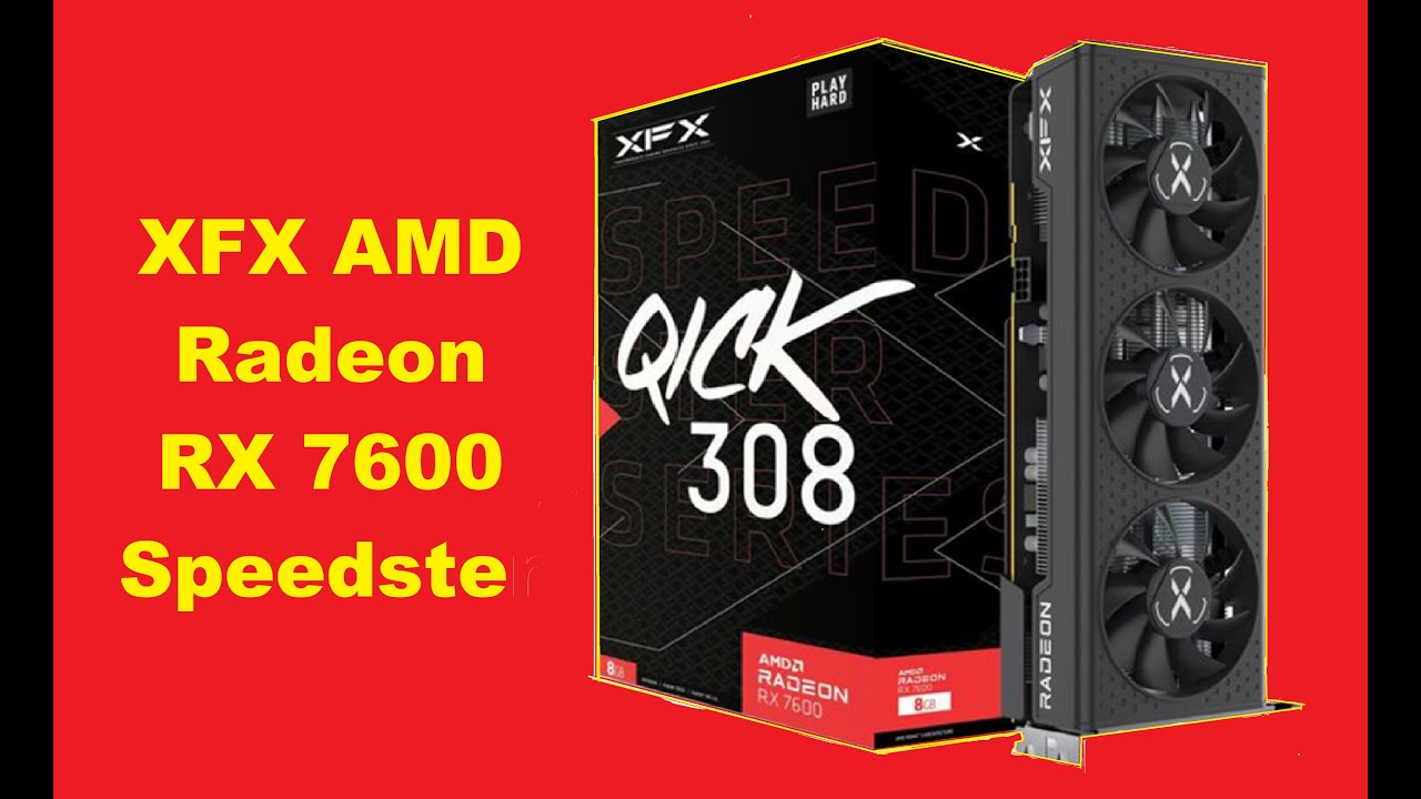 Mostrando Nova - AMD Radeon RX 7600 8GB Speedster XFX QICK 308, GDDR6 ...