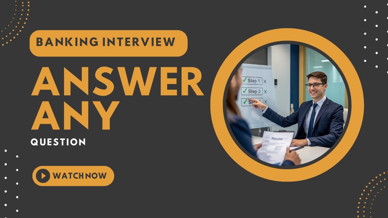 How to Answer ANY Banking Interview Question Framework - YouTube