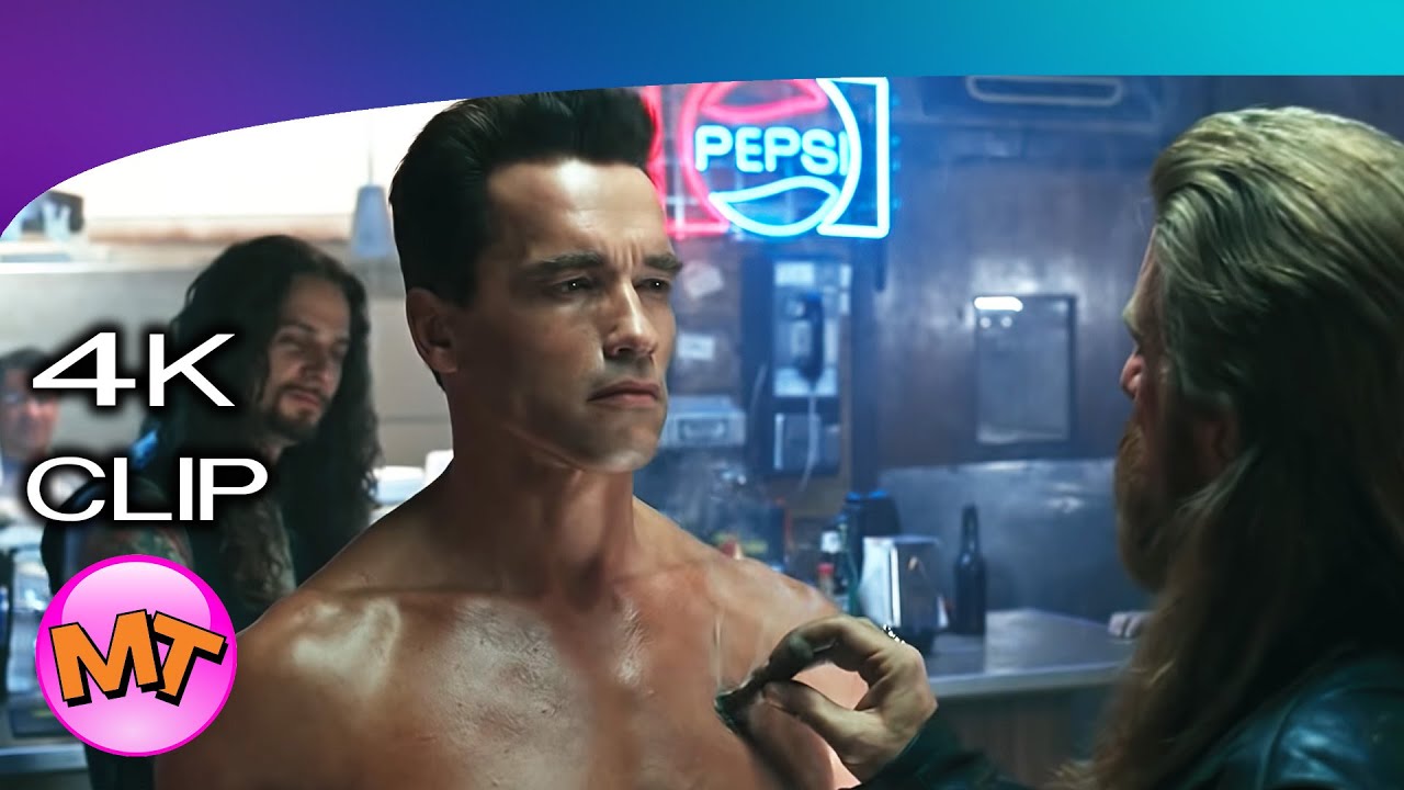 T 800 CSM 101 ARRIVAL Terminator 2 Judgment Day Remastered 4K - YouTube