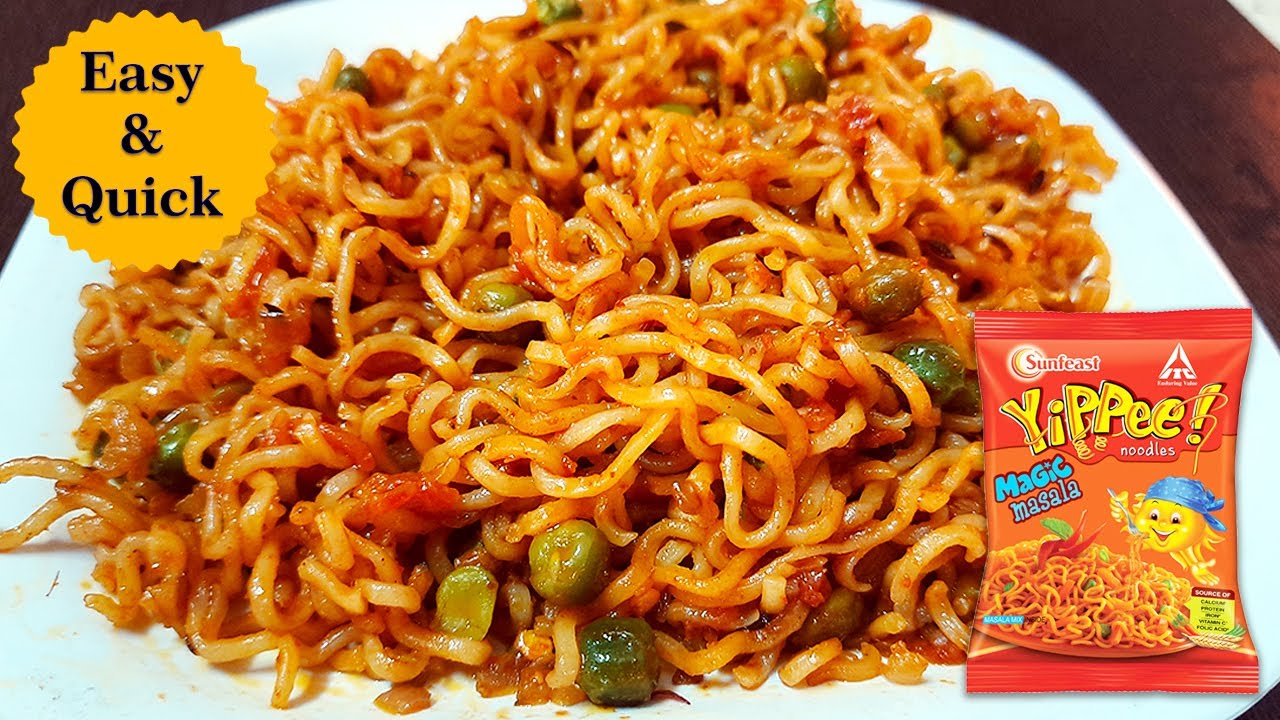 Yippee Recipe | Yippee Noodles Recipe | Yippee Masala Noodles Recipe in ...
