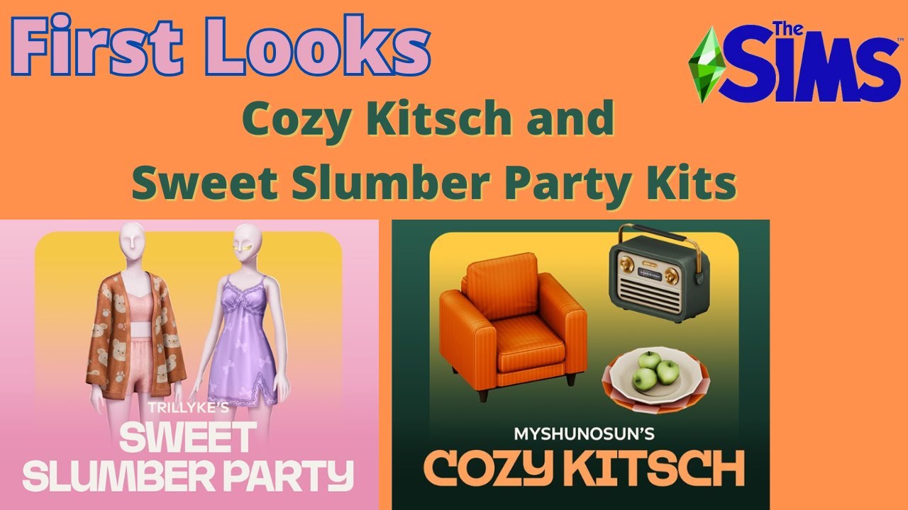 First Look: Cozy Kitsch and Sweet Slumber Party Creator Kits - YouTube