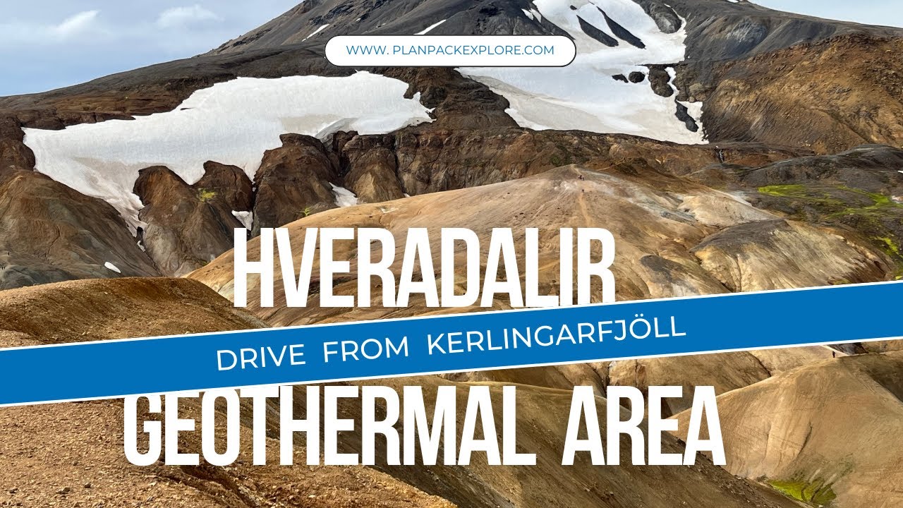 Drive from Kerlingarfjöll Highland base to Hveradalir Geothermal Area ...