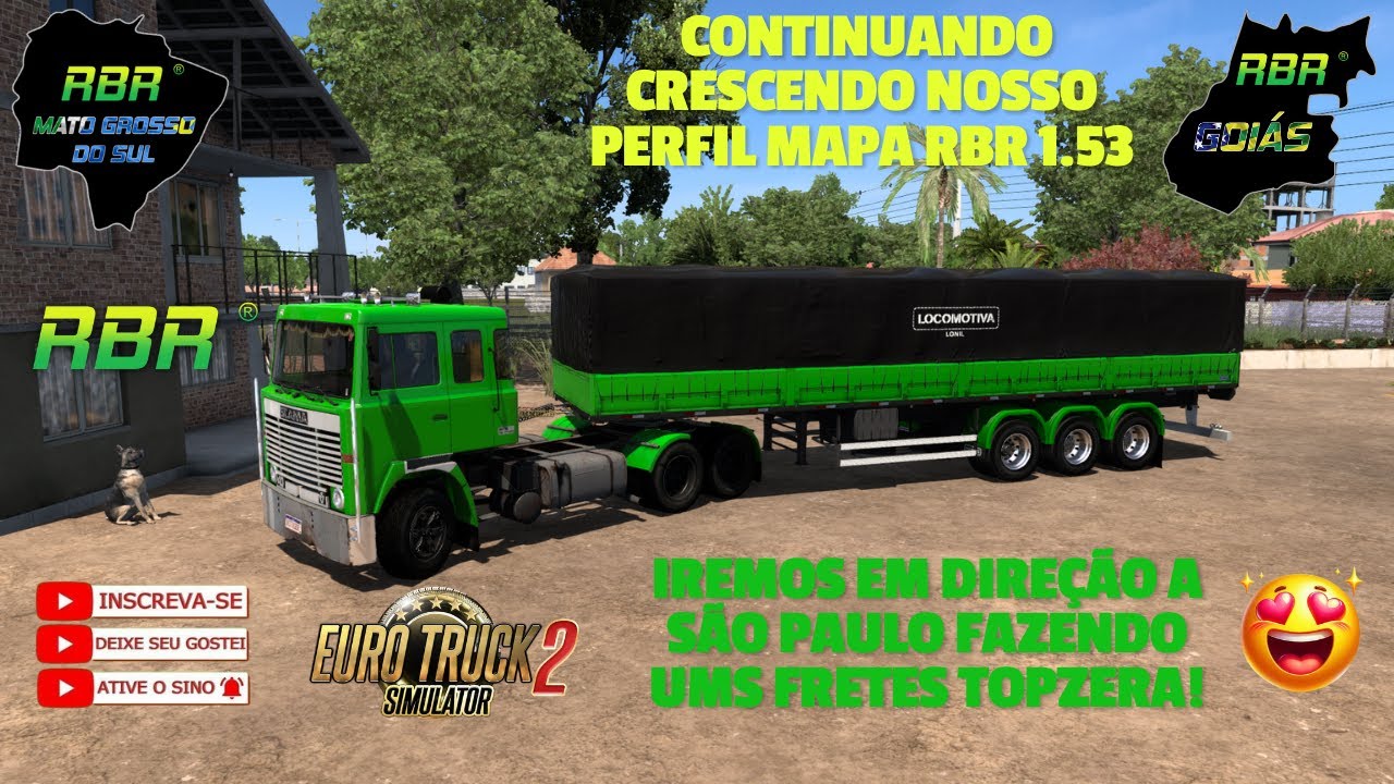 ETS2 MAPA RBR ATUALIZADO 1.53 CONTINUANDO NOSSAS VIAGENS EM DIREÇÃO A ...
