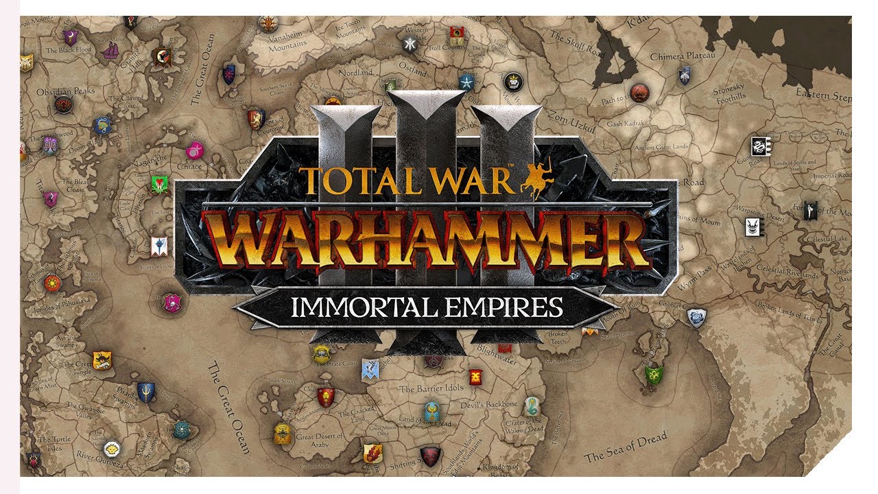 Total War Warhammer 3 Immortal Empires map overview! - YouTube