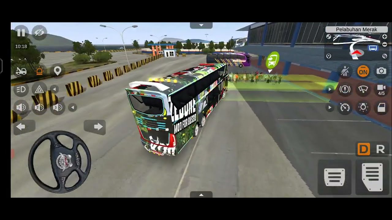 bus gaming video!! ultimate #azscreenrecorder #bussimulatorindonesia ...