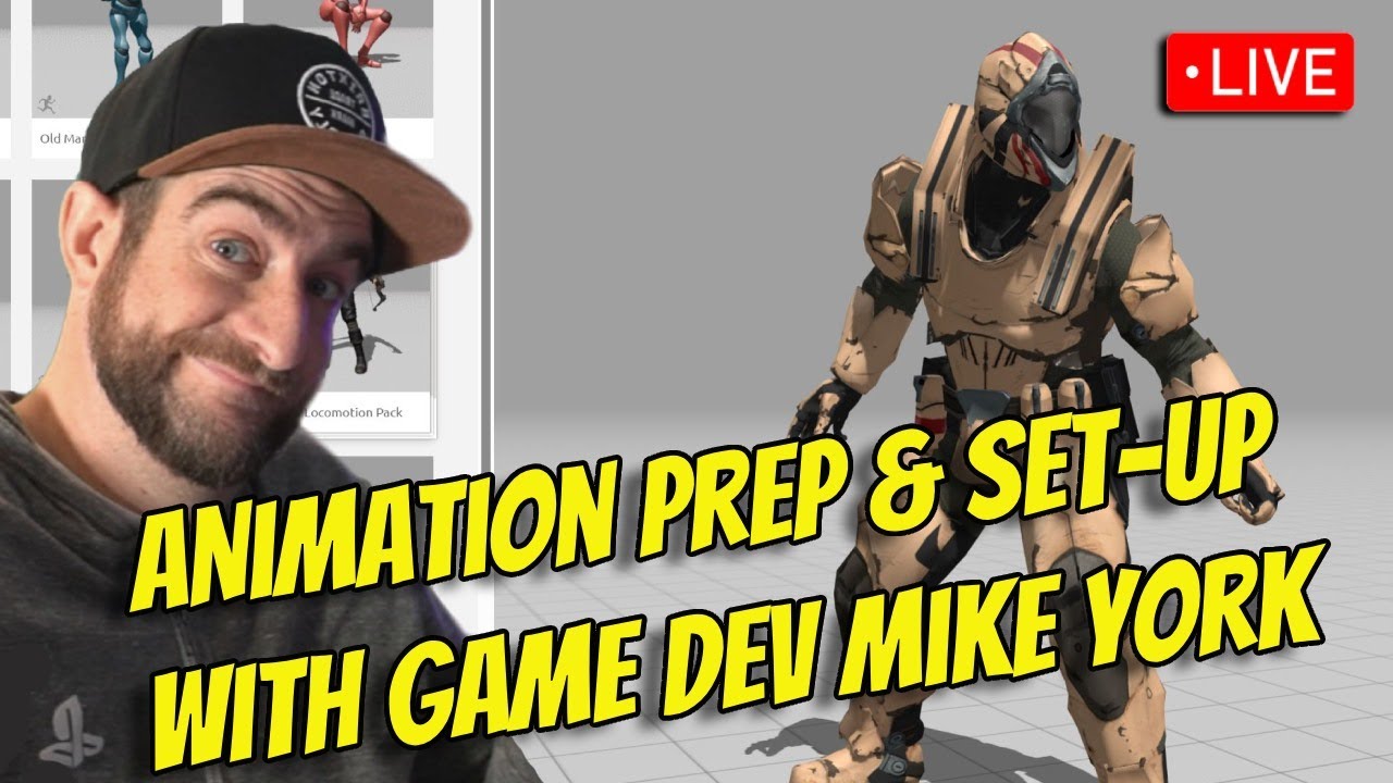 Mocap Animation with Game Dev Mike York - YouTube