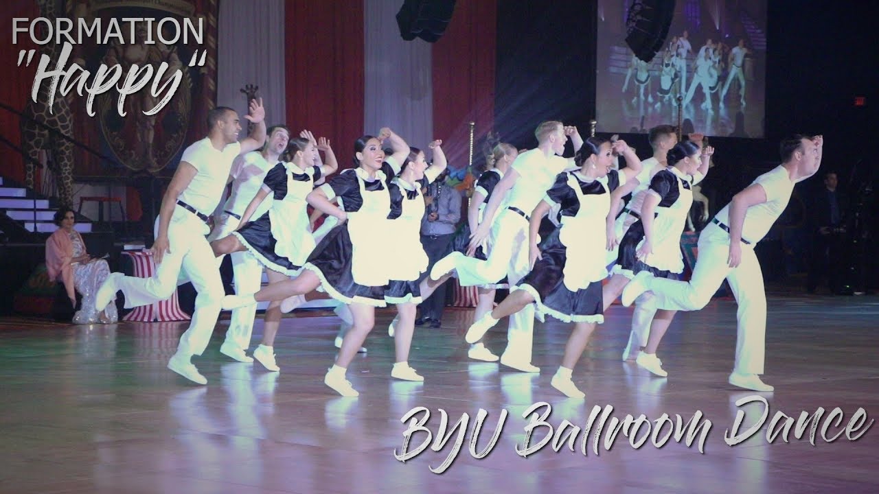 BYU Ballroom Dance I Formation "Happy" I Millennium 2019 - YouTube