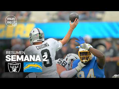 Las Vegas Raiders vs. Los Angeles Chargers | Semana 2 - Temporada NFL 2026 | Resumen en español