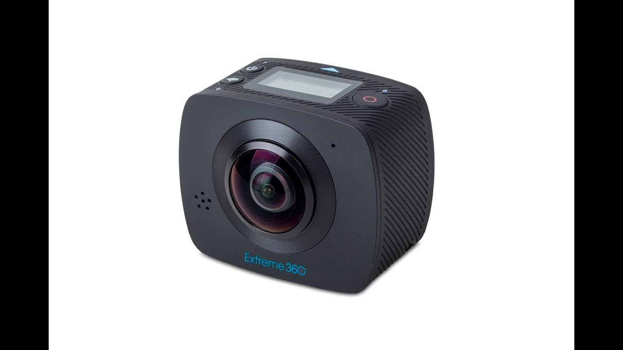 GOCLEVER Extreme 360 - kamera do filmów sferycznych 360 stopni - YouTube