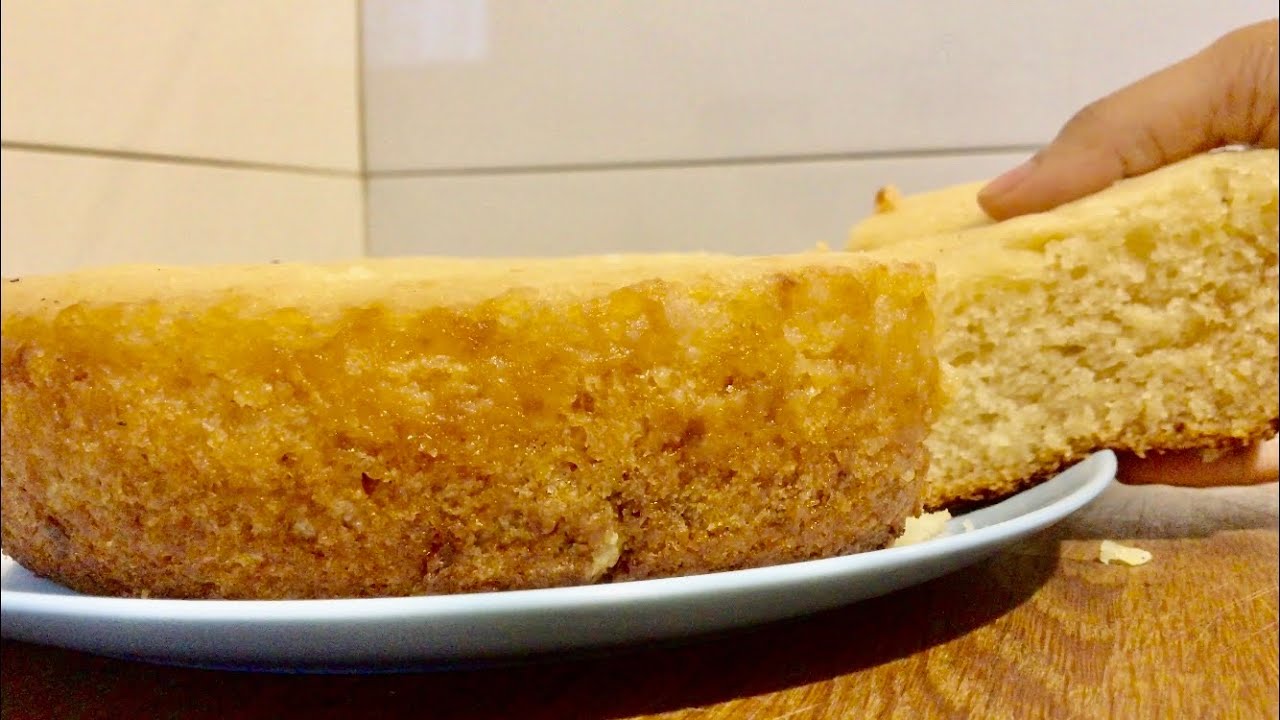 SPONGE CAKE RECIPE | how to make soft sponge cake eggless and without ...