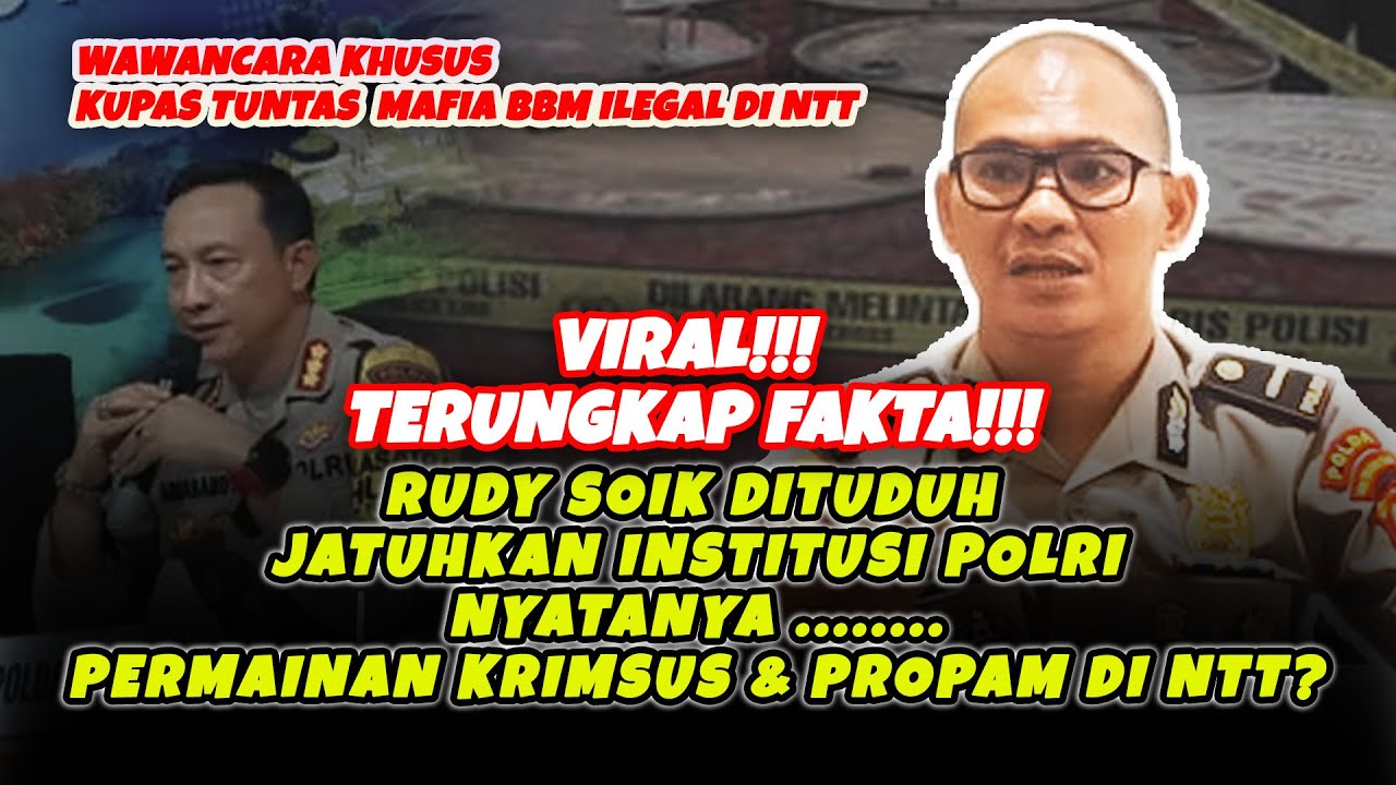 VIRAL! Terungkap Fakta Rudy Soik Dituduh Jatuhkan Polri, Nyatanya ...