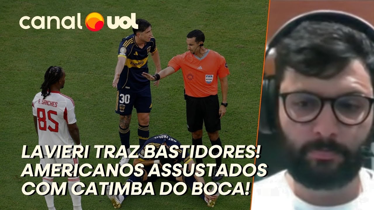 DANILO LAVIERI RELATA REAÇÃO DOS AMERICANOS COM CATIMBA DO BOCA JUNIORS ...