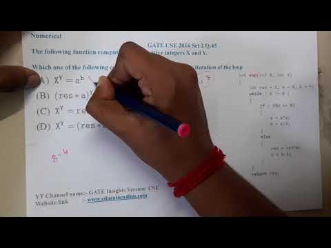 GATE CSE 2016 SET 2 Q 45 || C PROGRAMMING ||Data Structure || GATE Insights Version: CSE - YouTube