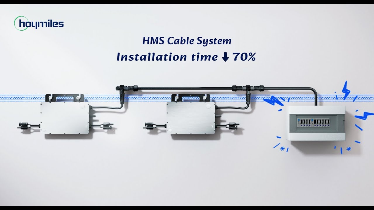 70% time cut with NEW microinverter installation solution - YouTube