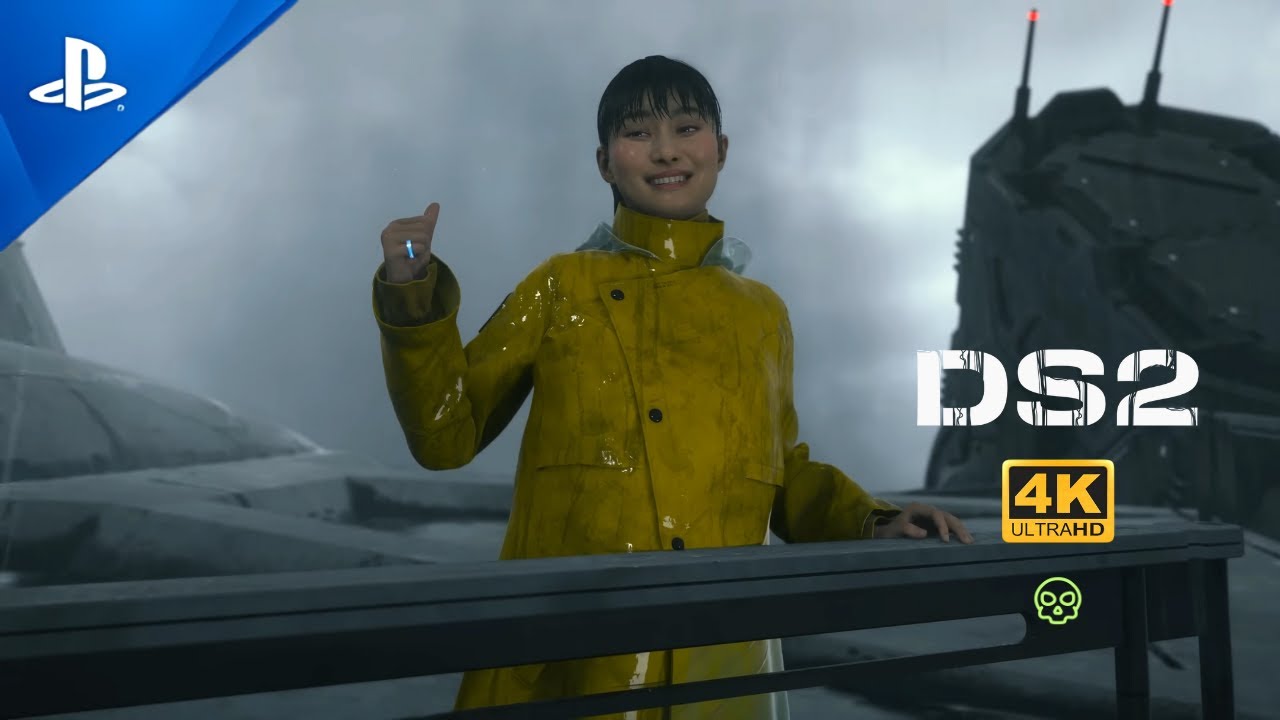Death Stranding 2 – Rainy Intro Scene (4K) - YouTube