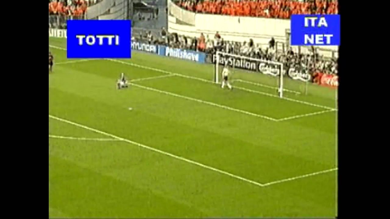 Francesco Totti - Rigore a cucchiaio(Italia vs Olanda,Euro 2000 ...
