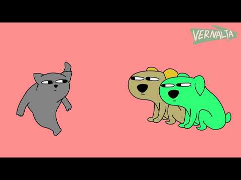 Kucing jilatin biji nangka