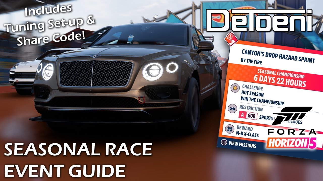 By The Fire Race Event For Sports Utility Heroes Forza Horizon 5 - YouTube