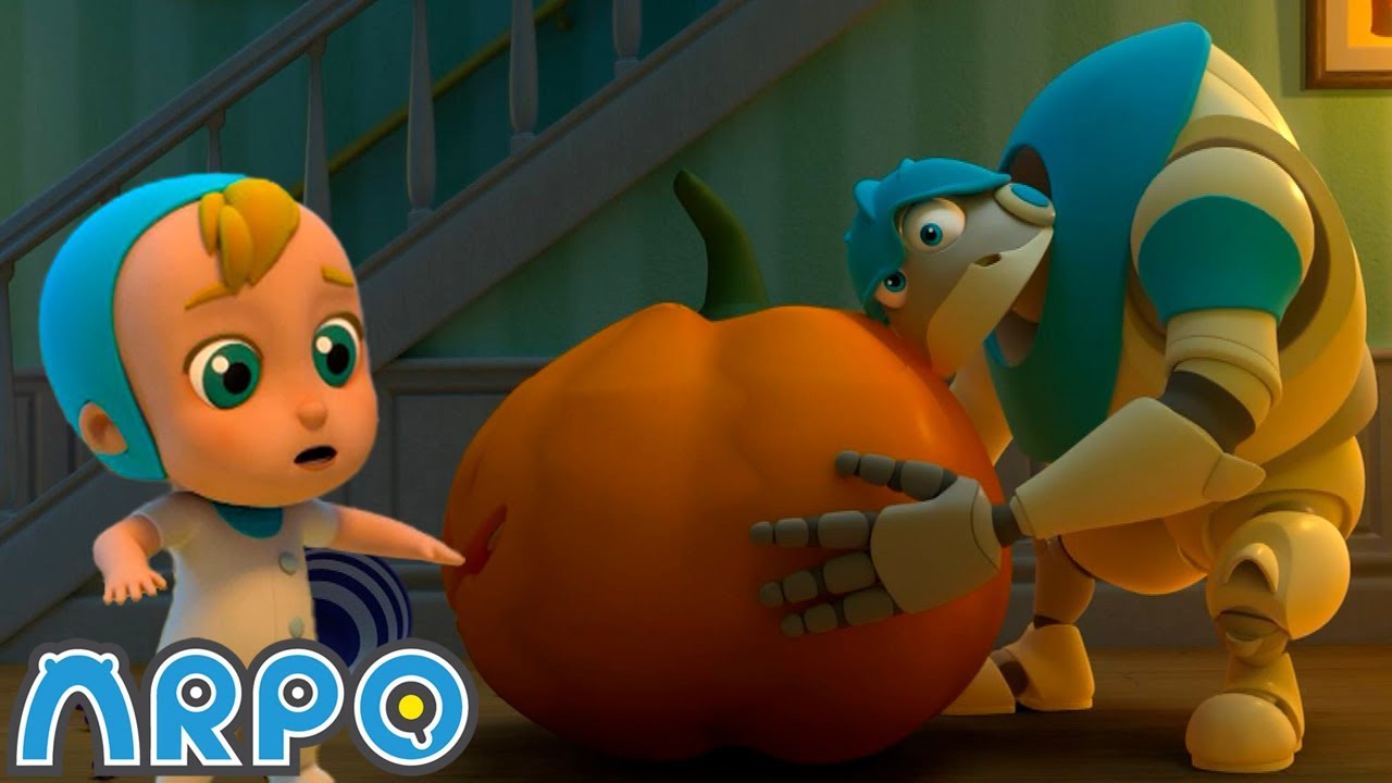 The Pumpkin is ALIVE!!! | ARPO The Robot | Funny Kids Cartoons | Kids ...