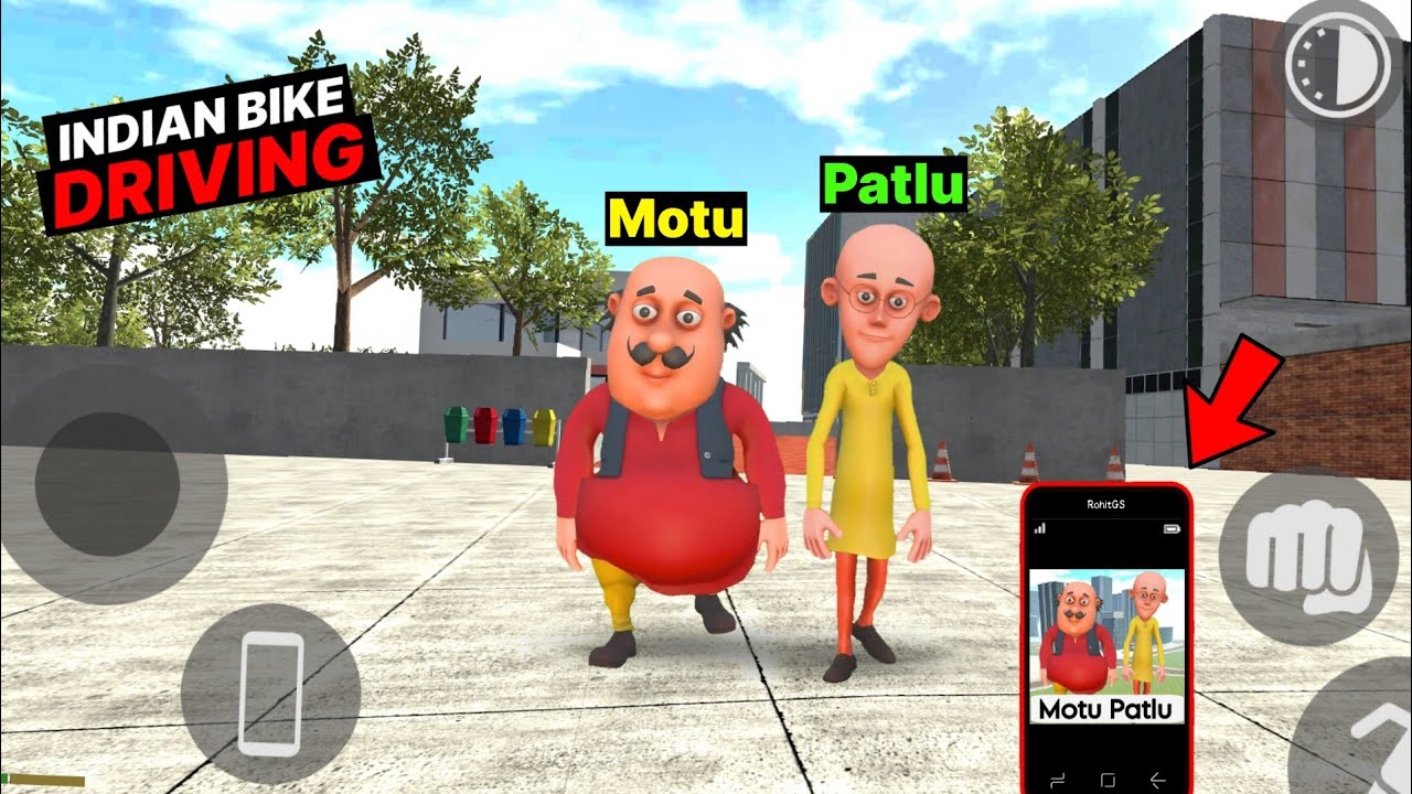 Motu Patlu In Indian Bike Driving 3d | indian bike driving 3d motu ...