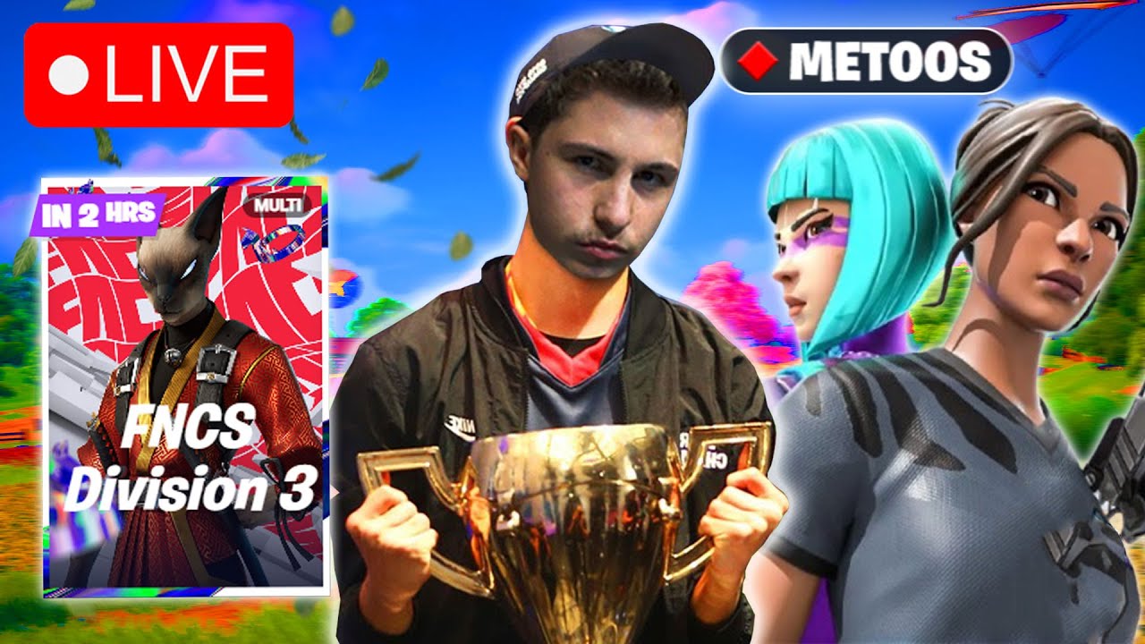 🔴FNCS DIV 3 | CRAZY COMBACK - USE CODE METOOS #AD - YouTube