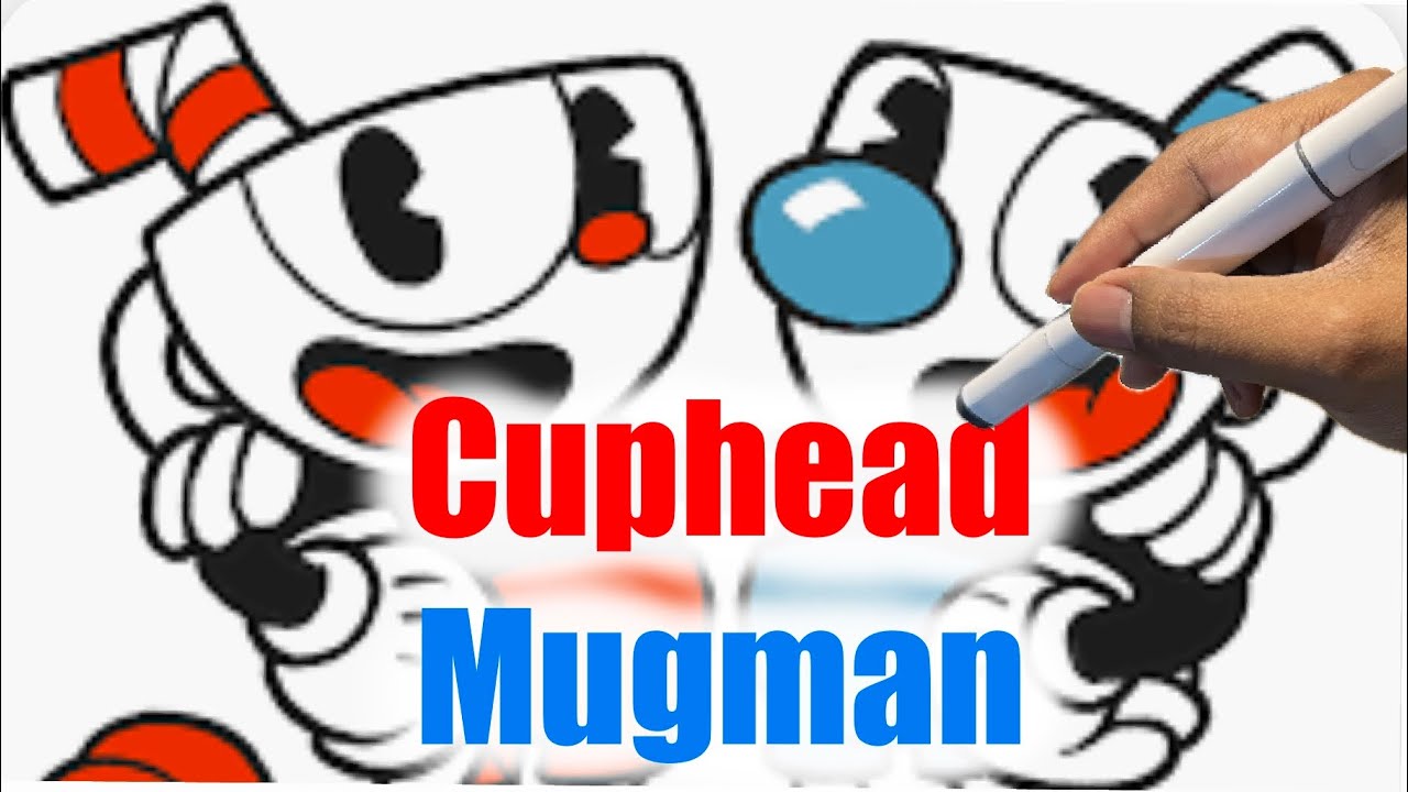 How to draw CupHead and Mugman 🥤☕️| Greenerkind - YouTube