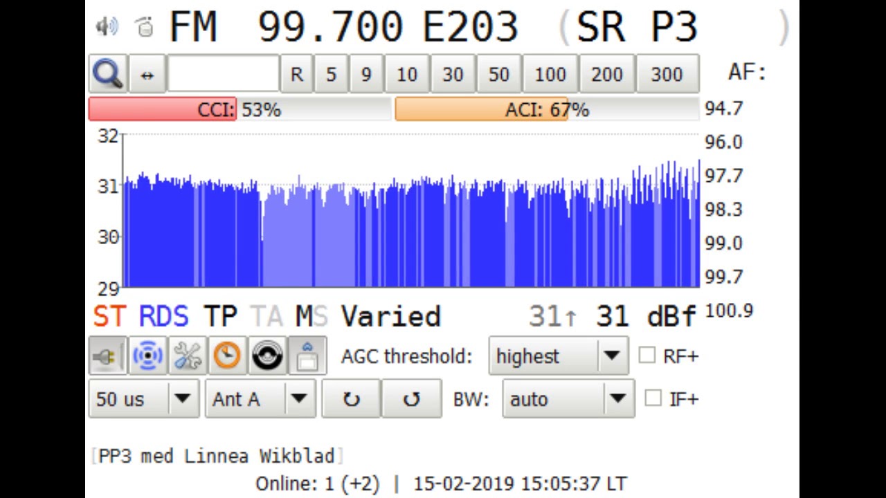 [TROPO] SR P3 99,7 MHz - Emmaboda 551 km - YouTube