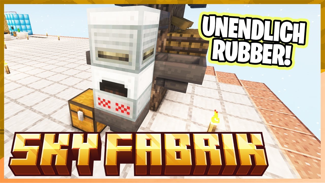 UNENDLICH Rubber | SKY FABRIK [Minecraft SKY Modpack] | 71 - YouTube