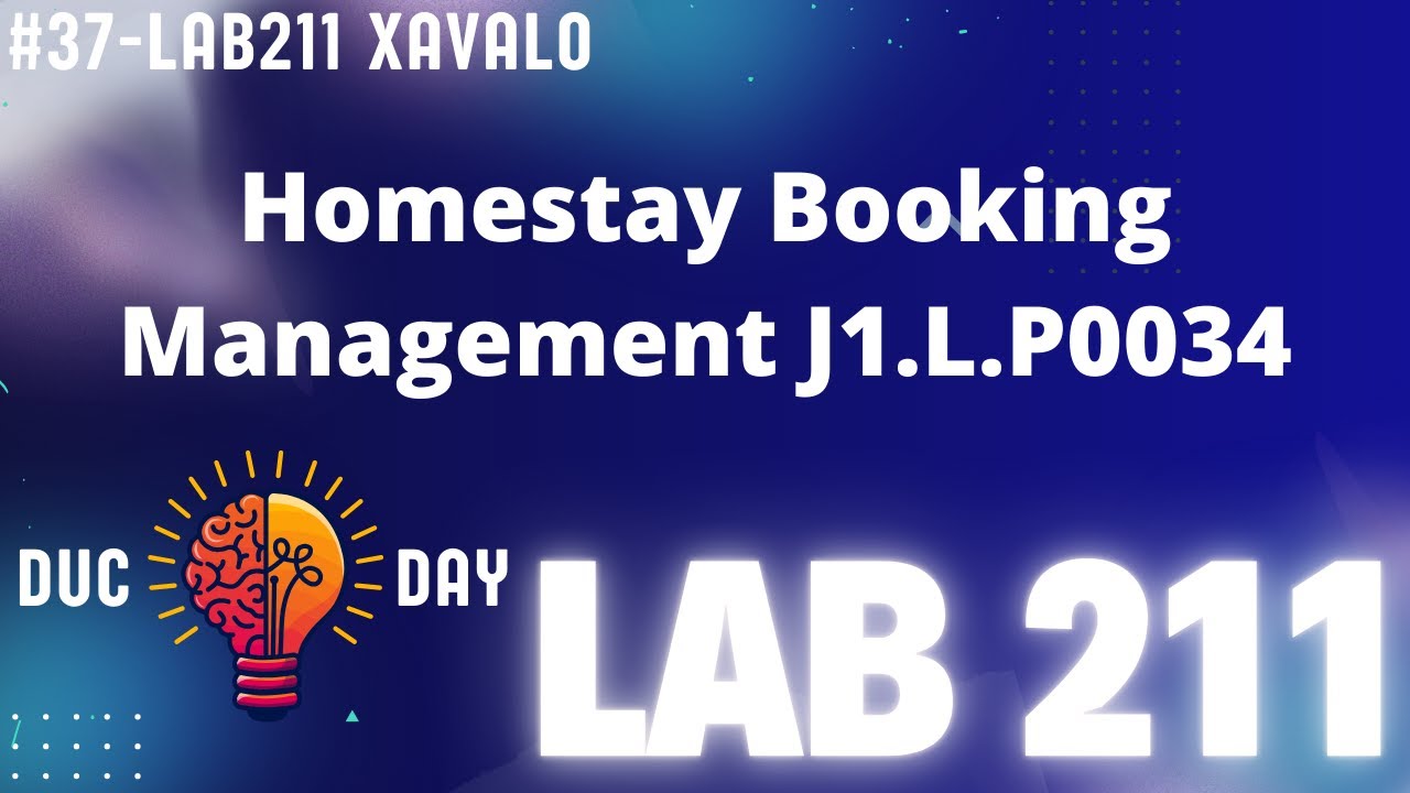 LAB211: Homestay Booking Management Hoàn thiện khung chương trình ...