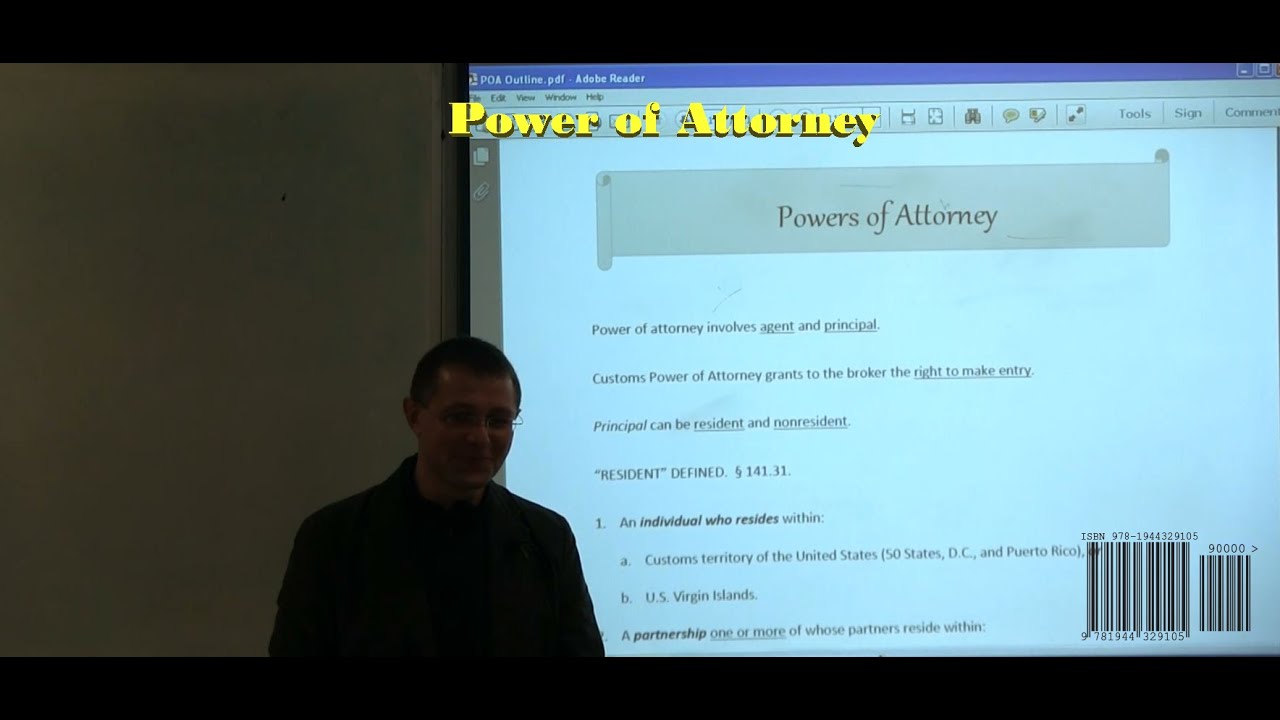 U.S. Customs (CBP) Power of Attorney Webcast Preview - YouTube