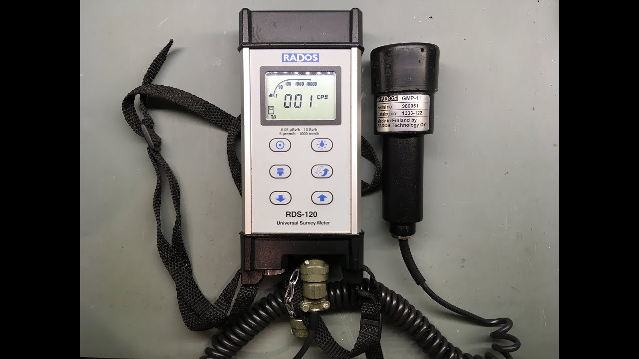 MĚŘIČ RADIOAKTIVITY RADOS RDS-120 - YouTube