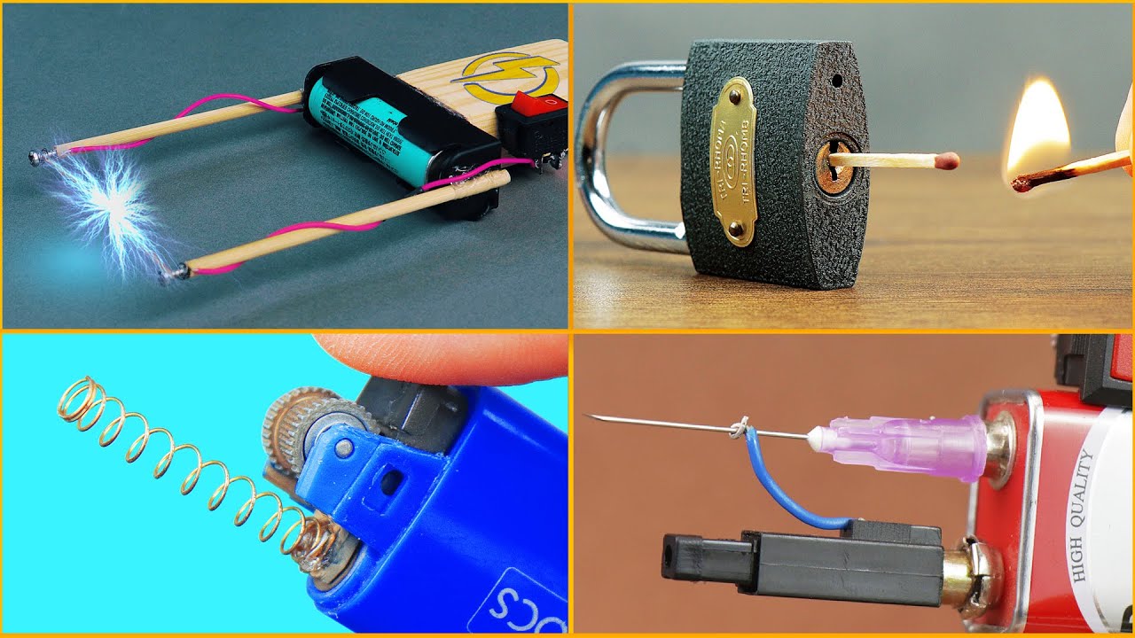 4 INVENTOS CASEROS que TE SORPRENDERAN - YouTube