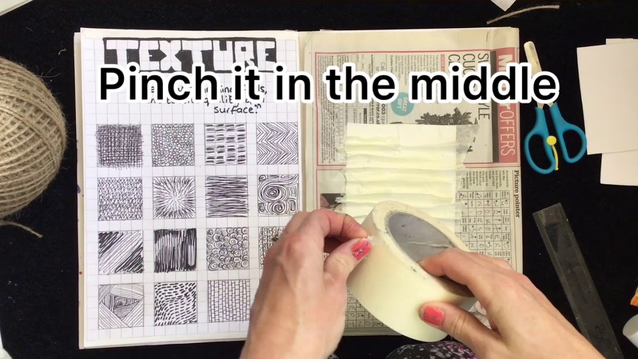 Texture- Mark Making - YouTube