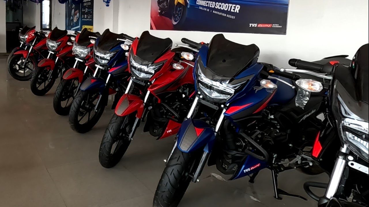 All Colors of New TVS Apache 160 2V | Pratical Colors - YouTube