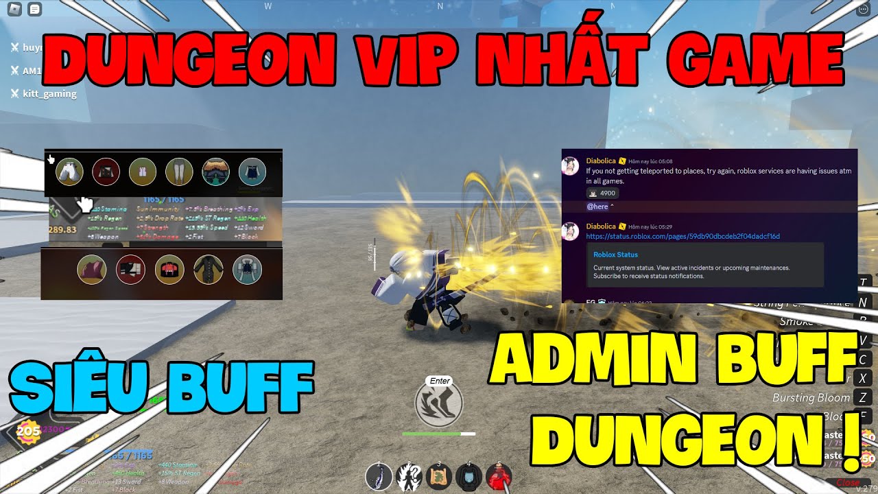 Project Slayers : 1 DUNGEON được chính admin Buff rớt item siêu ngon đi ...