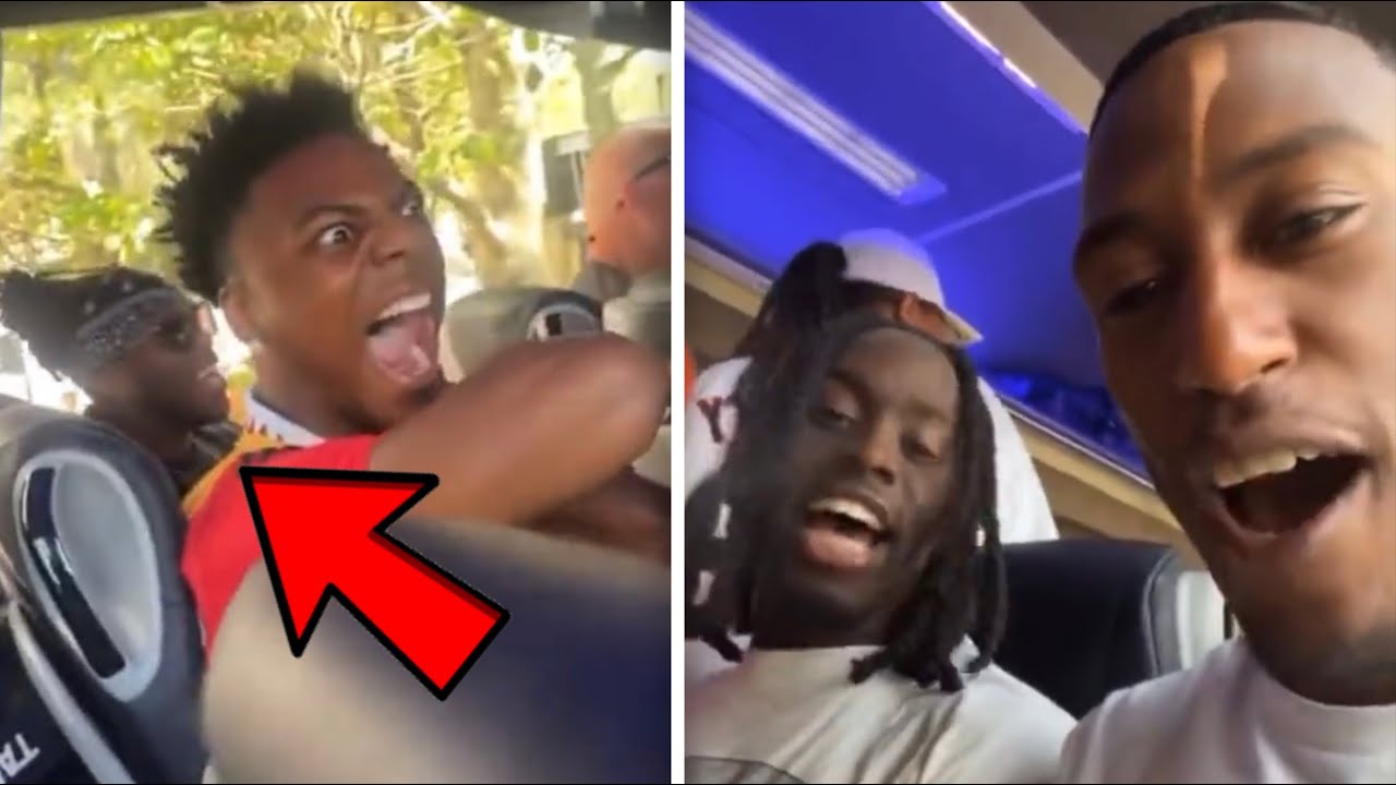 KSI, Speed, Kai Cenat & Filly On BUS To Charity Match - YouTube