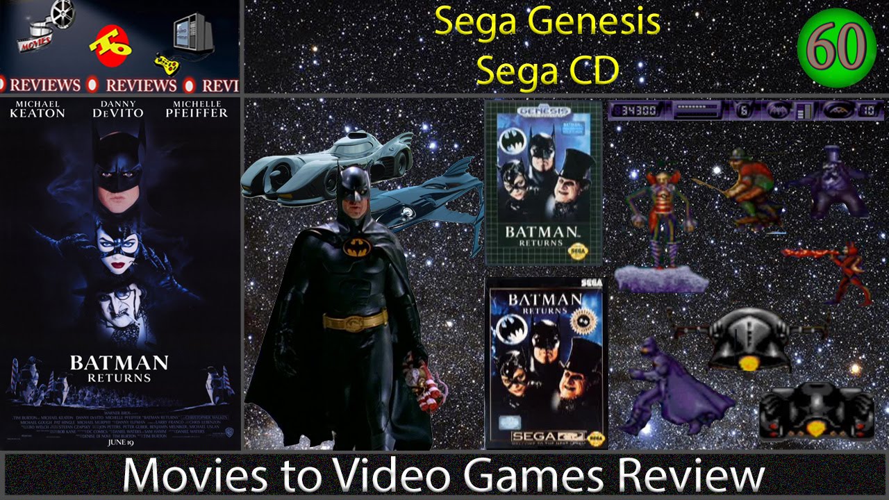 Movies to Video Games Review -- Batman Returns (Sega CD/Genesis) - YouTube