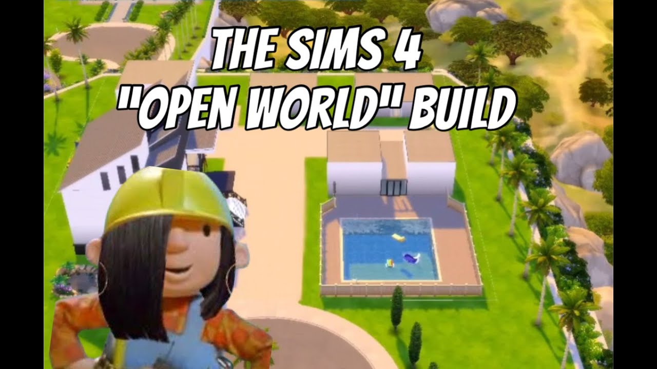 Let's Play The Sims 4: No CC OPEN WORLD Build (Live Replay) - YouTube