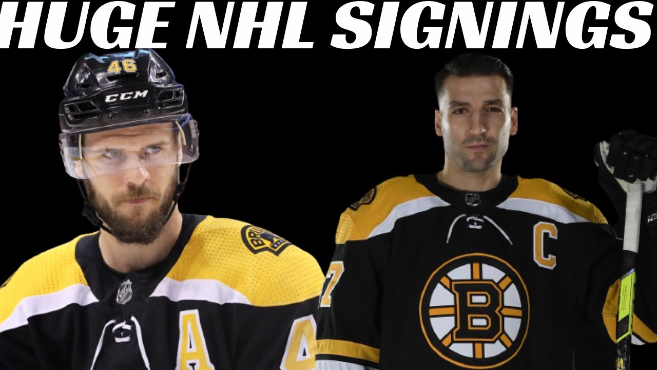Huge NHL Signings - Bergeron, Krejci, Zacha, Crouse & Roy - YouTube