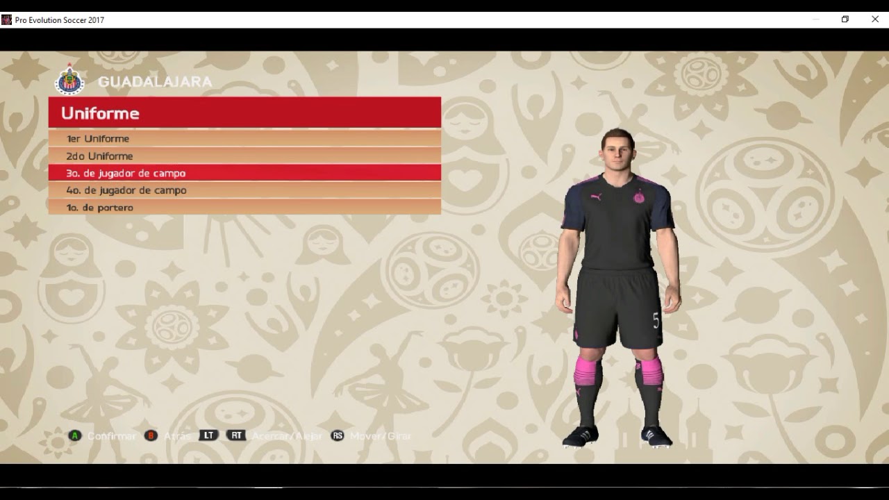 PES 2017 y PES 2016 Liga mx kits y logos pc !!!! actualizado 01/01/18 ...