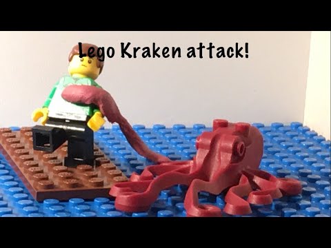 Lego kraken attack - YouTube