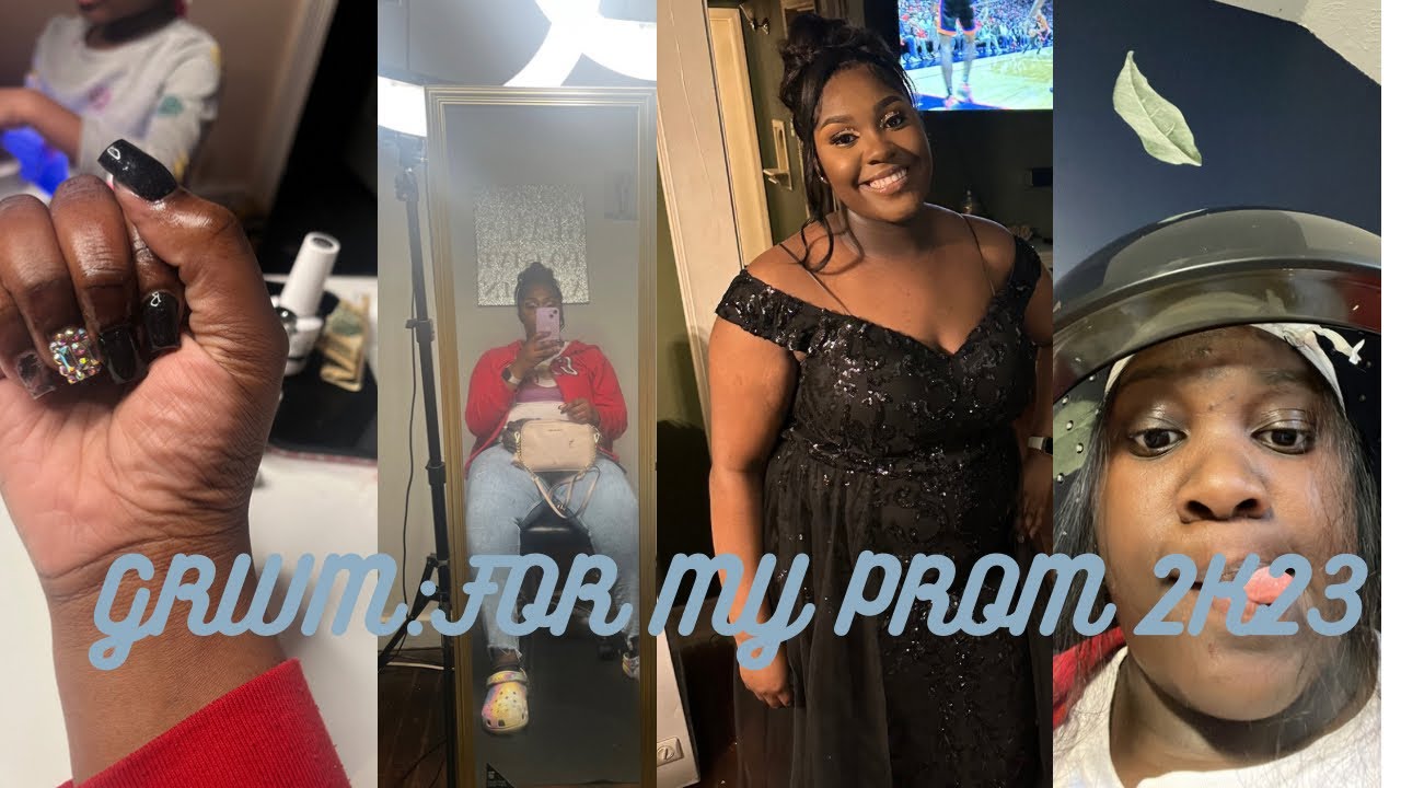 GRWM: FOR MY JUNIOR PROM 2k23🖤🫶🏾 - YouTube