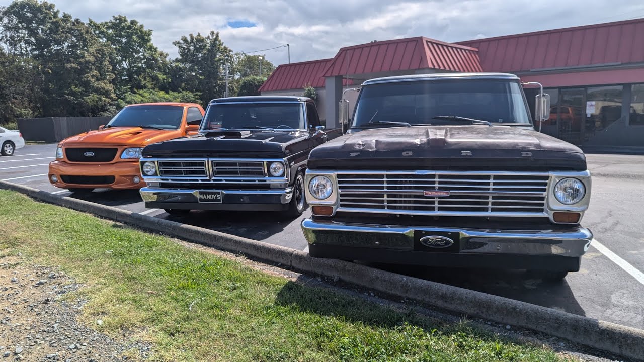 F100 Supernationals | (Black Betty, Mandy's Truck, Lightning) video ...